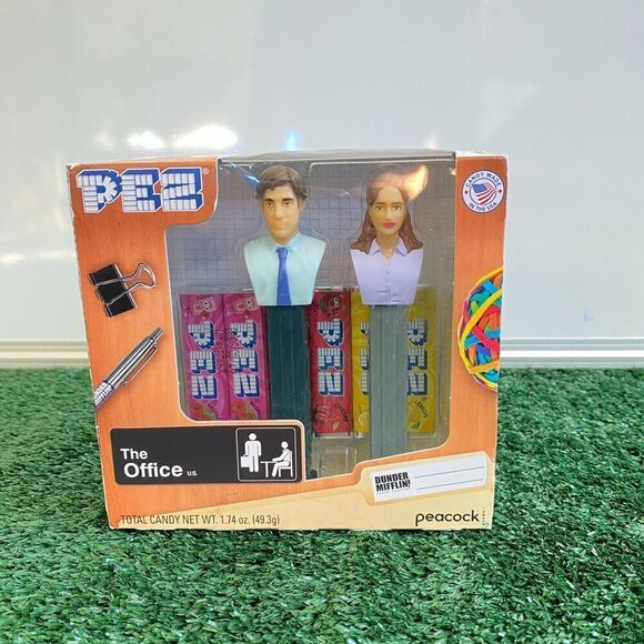 Office | The Office Pez Candy Dispenser Jim Pam Gift Set Dunder Mifflin ...